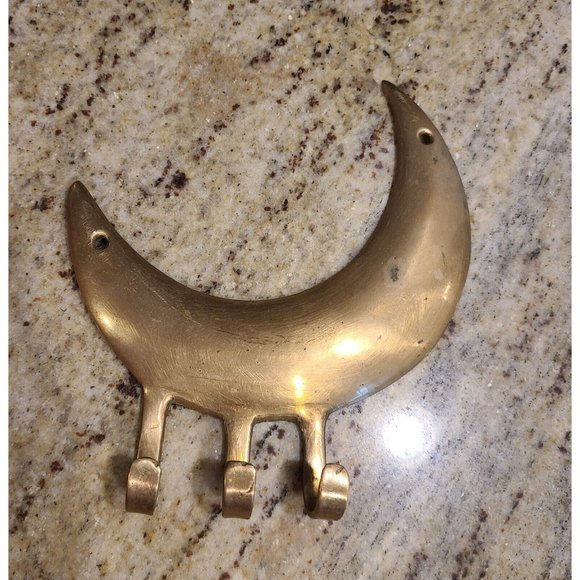 The Foundry Supply Co. | Accents | Brass Crescent Moon Wall Mounted ...